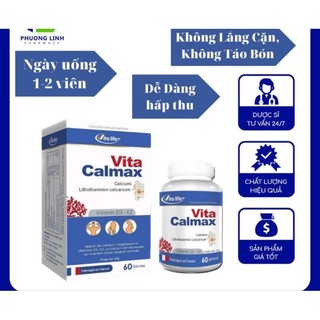vita Calmax bổ sung canxi từ tảo biển,Vitamin D3,k2 giúp xương chắc ...