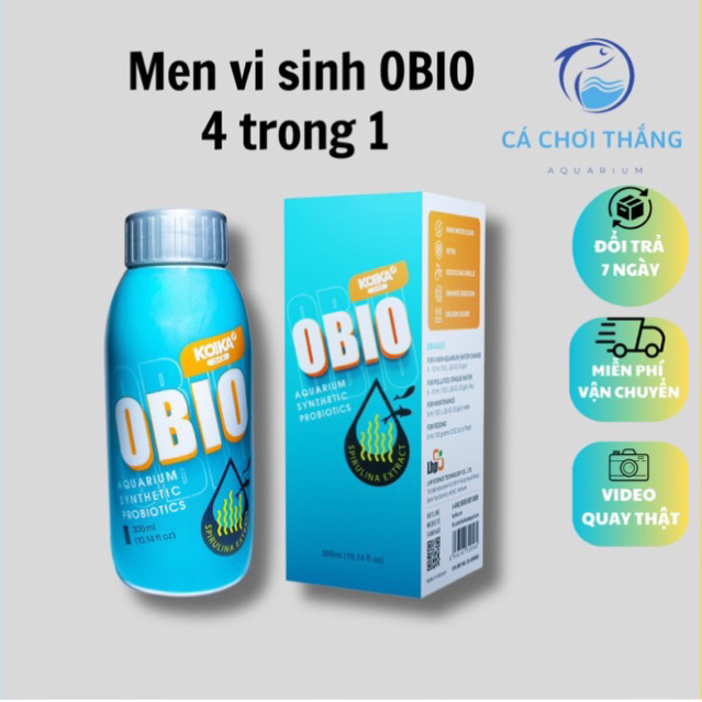 Men vi sinh Koika OBIO 4 trong 1 - Làm trong nước, khử độc, khử tanh ...