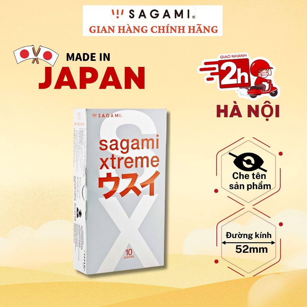Bao cao su Sagami - bao cao su siêu mỏng - kéo dài thời gian - bcs 001 ...