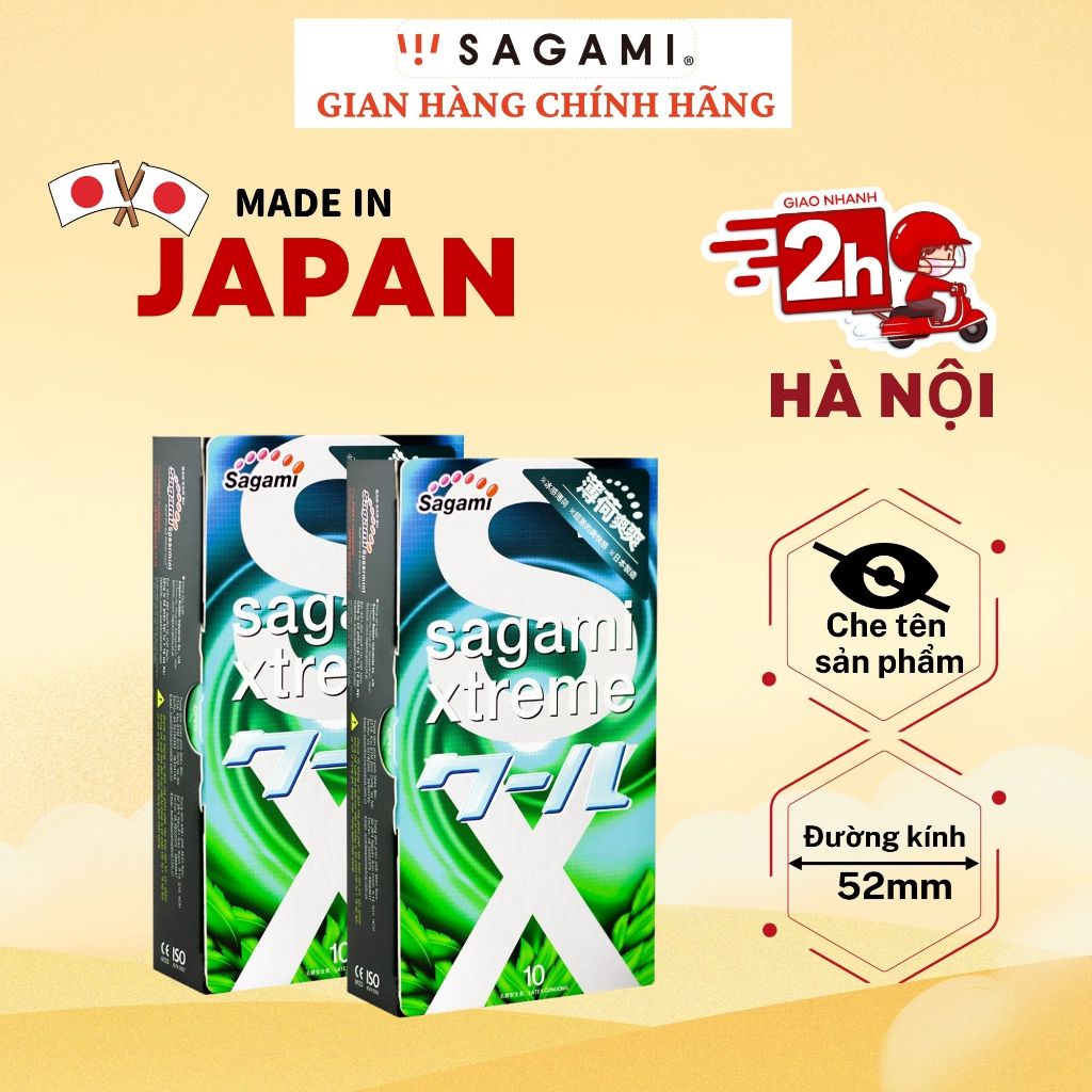 Bao cao su nam Sagami Speamint ( 20 cái) - baocaosu Sagami chính hãng ...