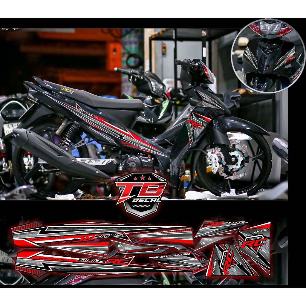 Tem Sirius RC V4 Mới Ra mắt 12/6 Đen phối đủ màu | Shopee Việt Nam