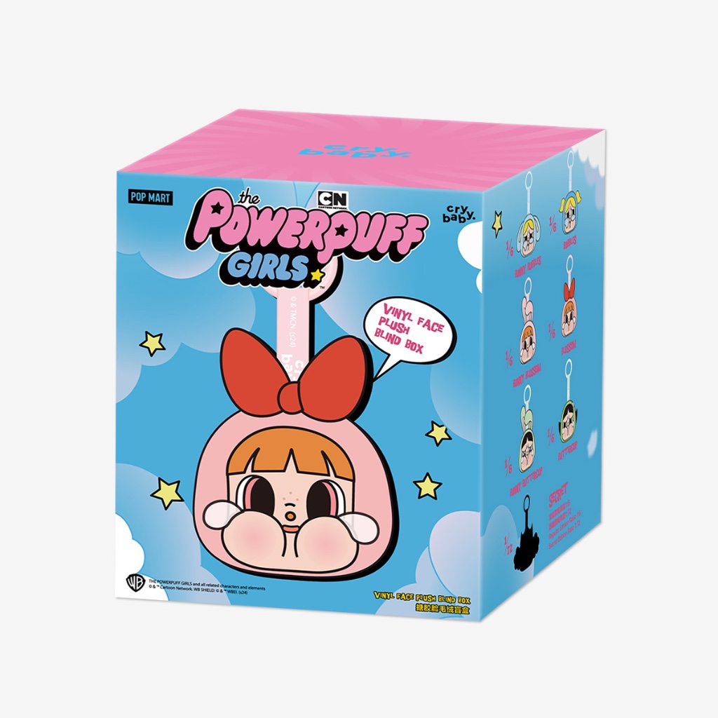 Pop Mart: CRYBABY × Powerpuff Girls - Vinyl Face Plush (Blind box set 6 ...