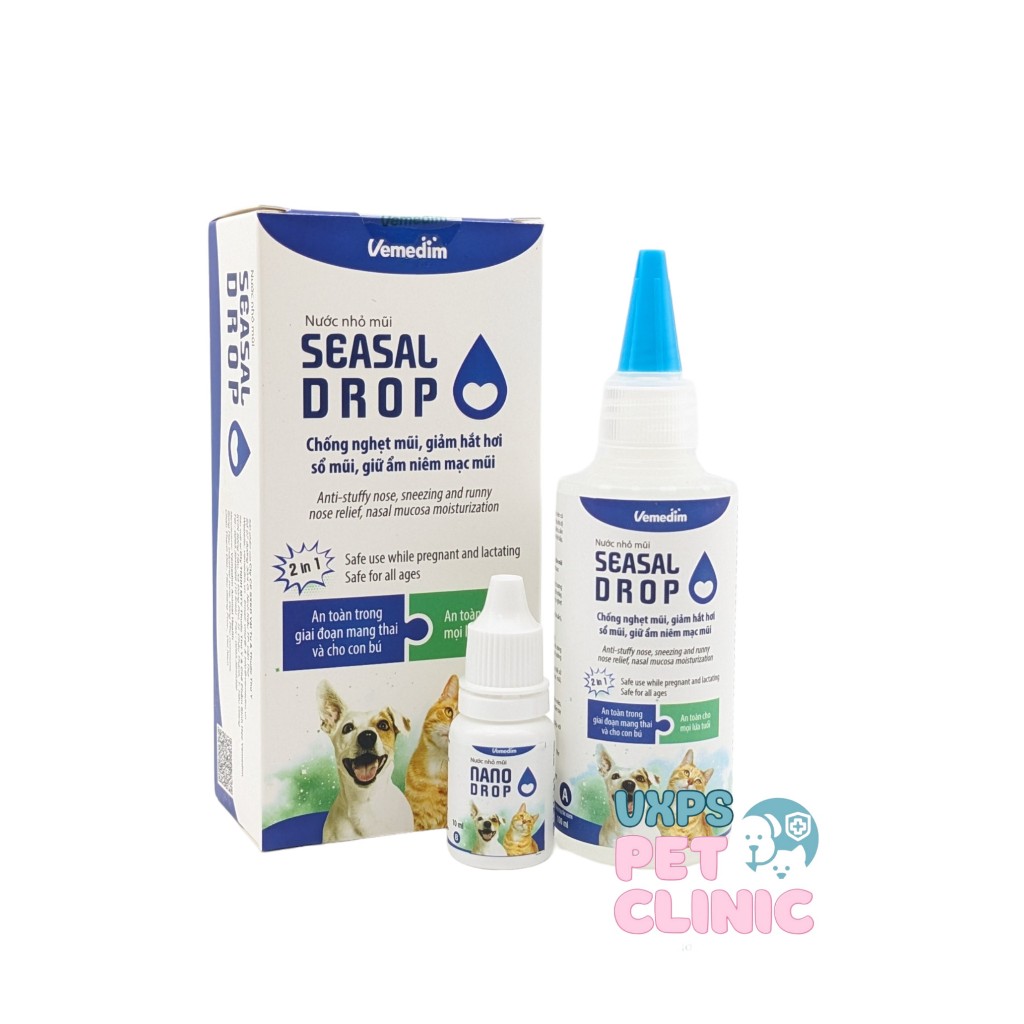 Seasal Drop - Nước nhỏ mũi chống nghẹt mũi, giảm hắt hơi, sổ mũi, giữ ...