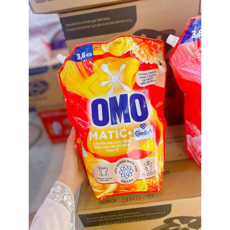 Nước giặt Omo Comfort cửa trên và cửa trước 3,6kg | Shopee Việt Nam