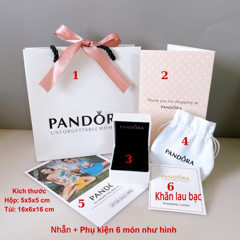 Full set túi hộp Pandora, Swarovski... đầy đủ phụ kiện y ảnh - BeoBeo ...