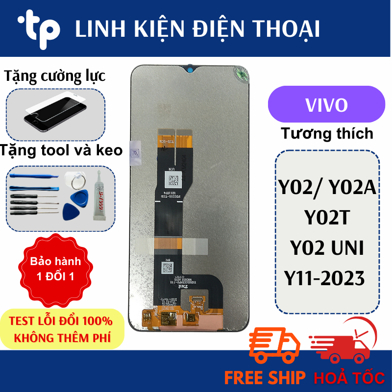 Màn Hình Vivo Y02 / Y02A / Y02T / Y02 UNI / Y11-2023 Zin Chuẩn (Tặng ...