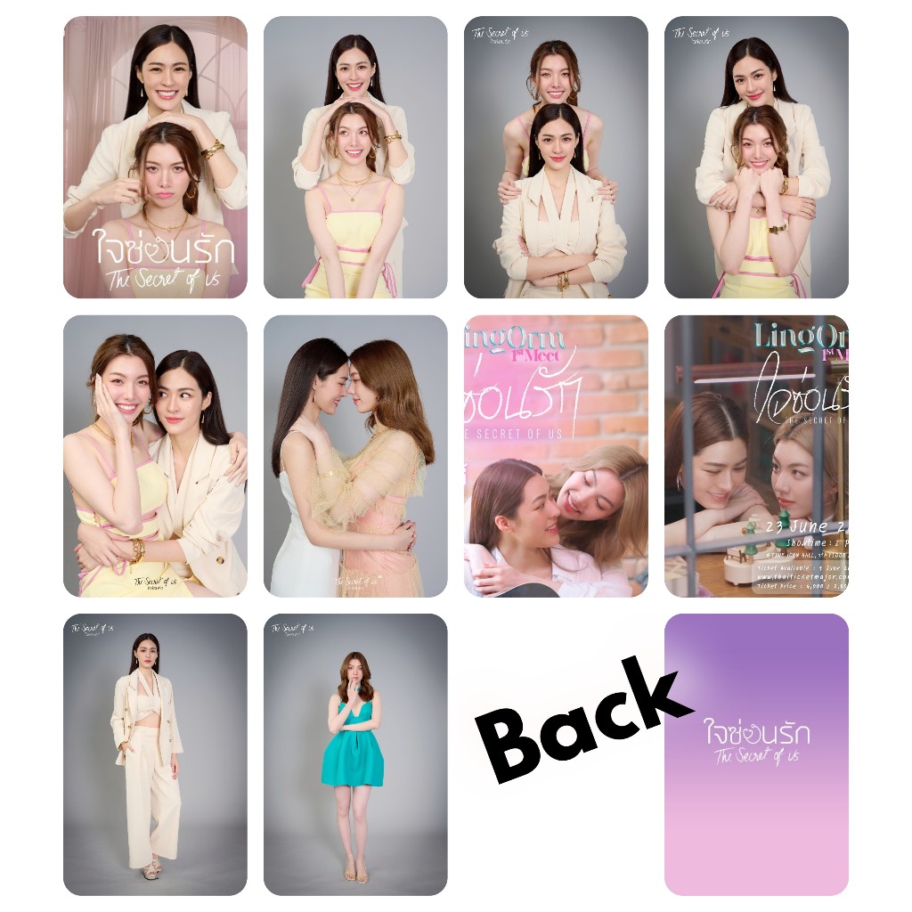 Set 20 card giấy bo góc in 2 mặt phim GL - The Secret of Us - LingOrm ...