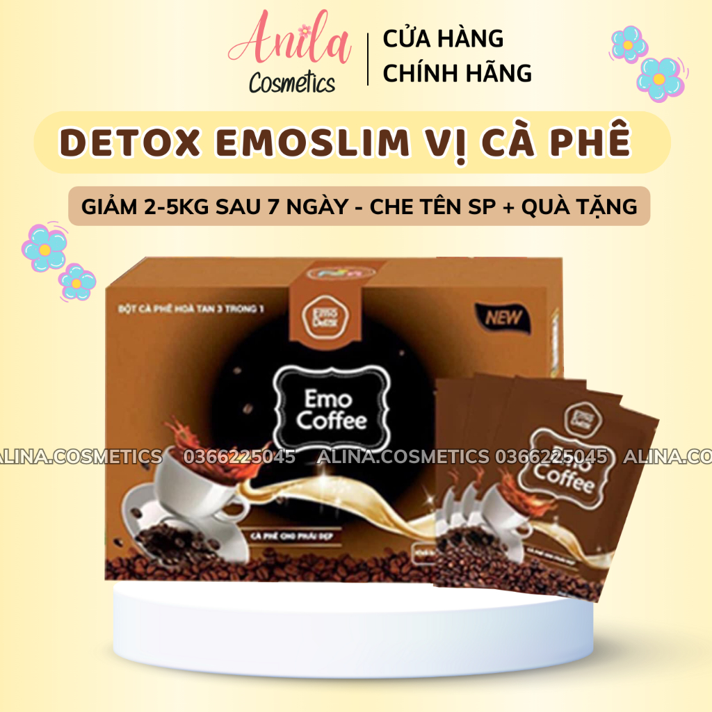 Cafe Giảm Cân, Cà Phê Giảm Cân Emoslim, Emo Coffee Giảm Mỡ Bụng, Giảm ...