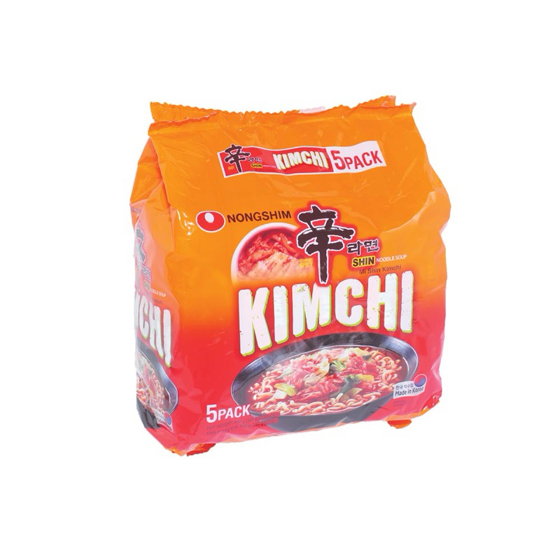 [Lốc 5 gói] Mì Shin Kim Chi 120g - Nhập khẩu Hàn Quốc | Shopee Việt Nam