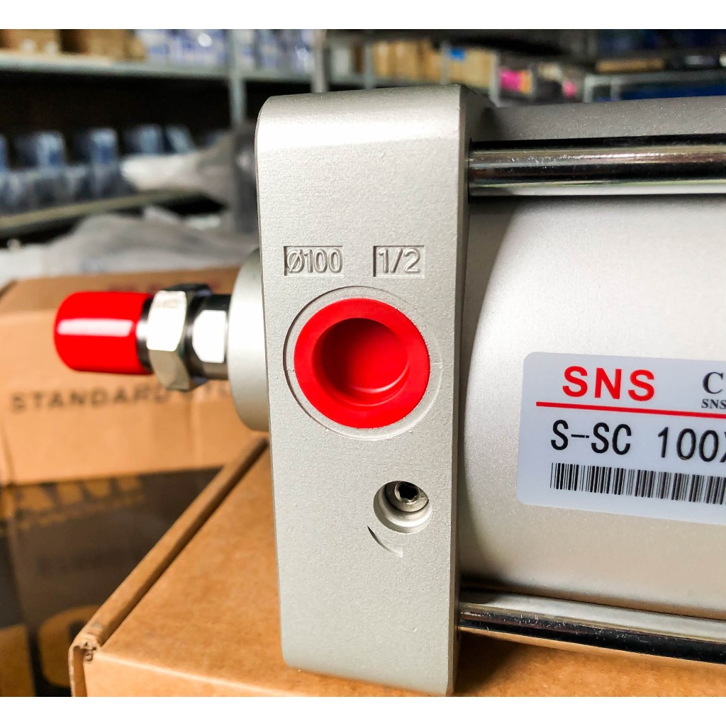 Xi lanh khí nén SNS SC 100 - Xi lanh khí nén đế vuông SNS ( chính hãng ...