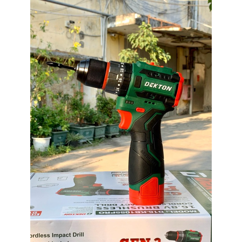 Máy khoan pin 16.8V Dekton D16 KVT1055PRO | Shopee Việt Nam