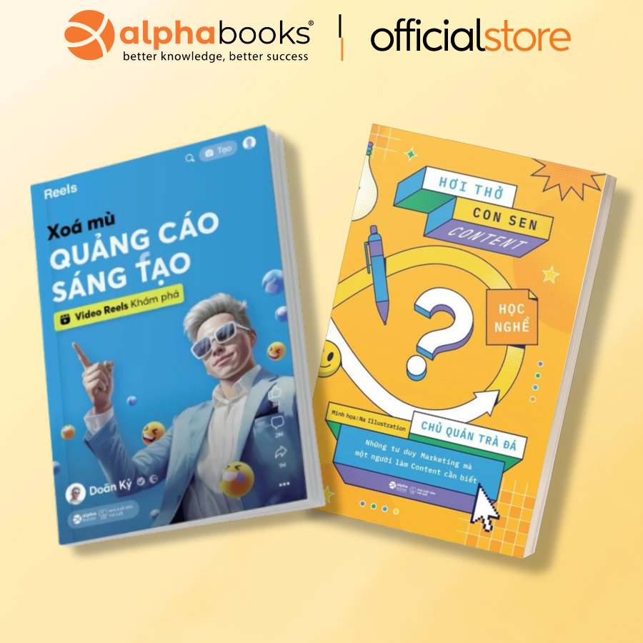Sách - Lẻ/Combo Sáng Tạo Nội Dung: Xóa Mù Quảng Cáo Sáng Tạo + Hơi Thở ...