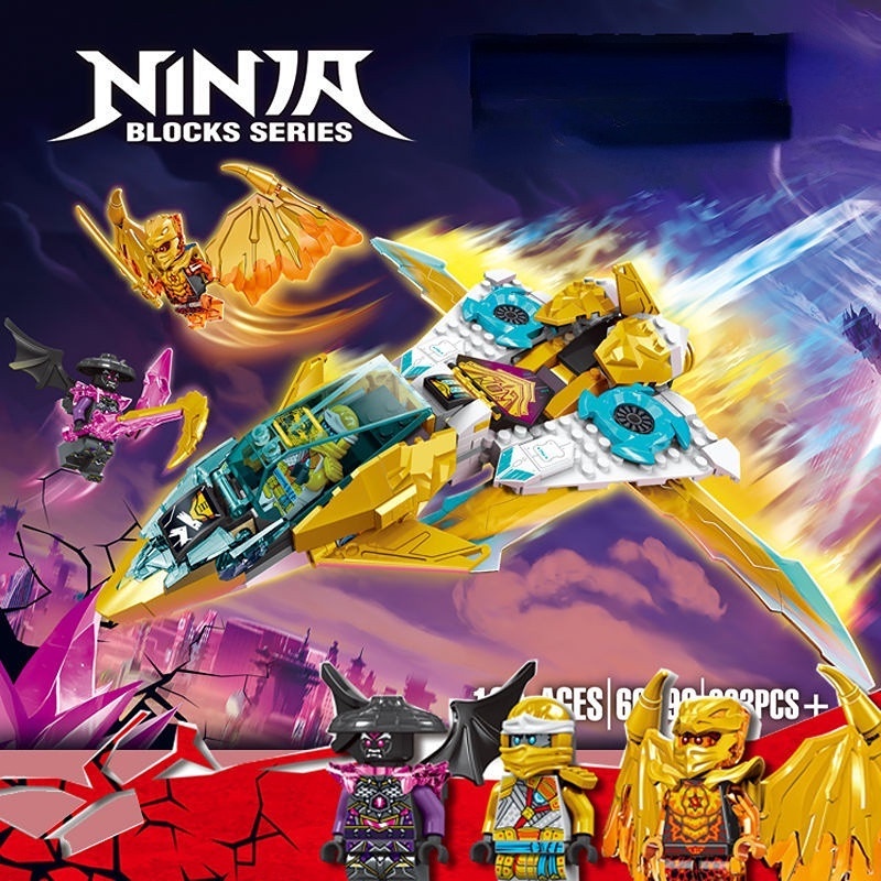 Đồ chơi Lắp ráp Mô hình Phi thuyền Zane ZM 60099 Ninjago aircraft ...