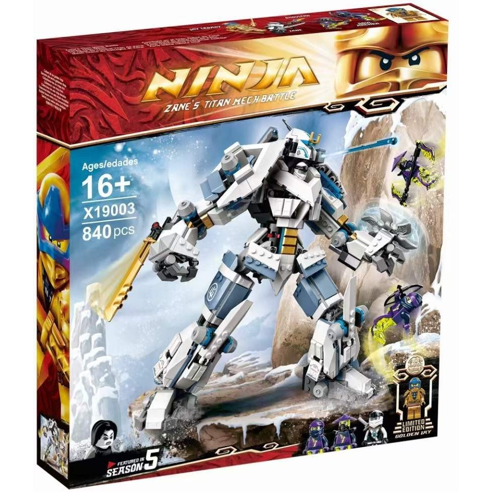 Đồ chơi Lắp ráp Mô hình Ninjago City Zane's Titan Mech Battle 19003 ...