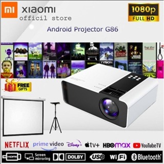 Máy chiếu Xiaomi G86 Có thể bảo vệ 7500 lumens FULL HD Android 1080P ...