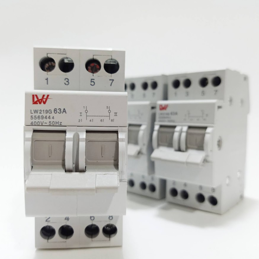 ATOMAT CB ĐẢO CHIỀU LW 219 2P-63A ( chuyển mạch 2 nguồn độc lập ...