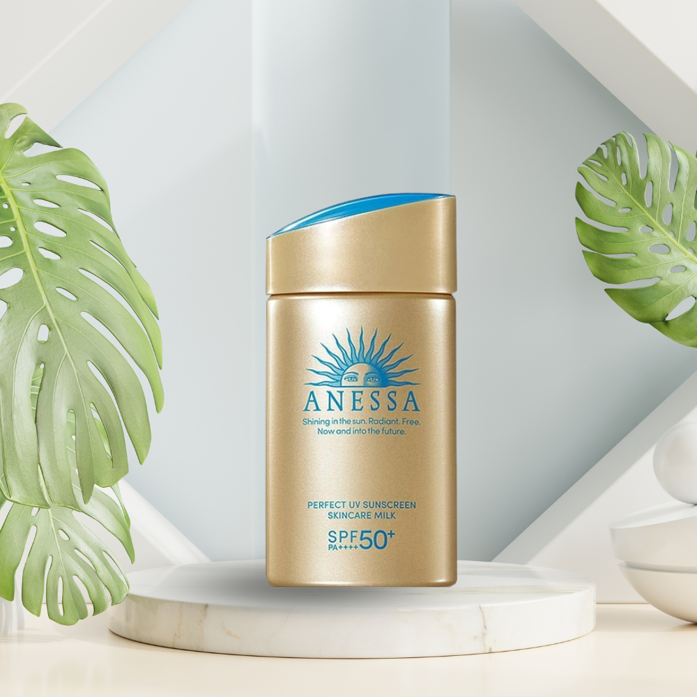 Anessa kem chống nắng Perfect UV Sunscreen Skincare Milk SPF 50+ PA++++ 60ml. | Shopee Việt Nam