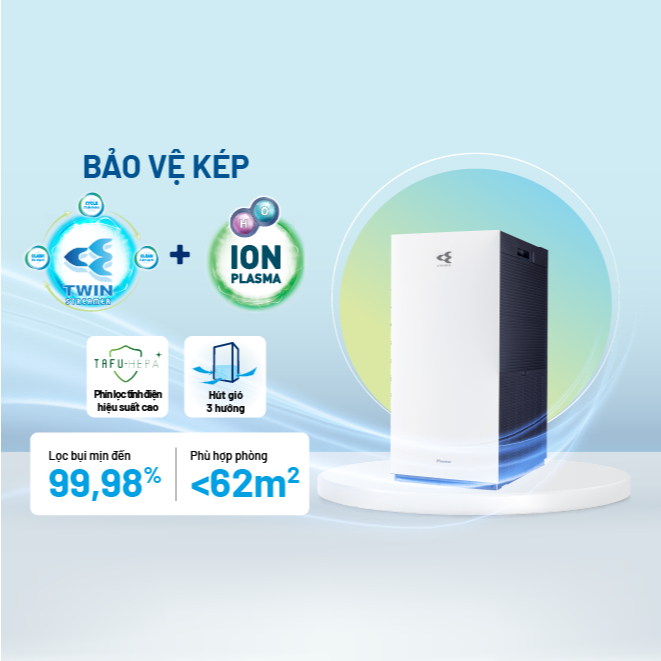 Máy lọc không khí Daikin MC80ZVM7 | Lọc không khí MC80 cho phòng 62m2 ...