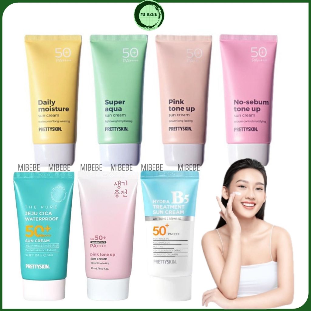 Kem Chống Nắng Pretty Skin Sun Cream SPF 50+ PA++++ Kiềm Dầu, Nâng Tone ...