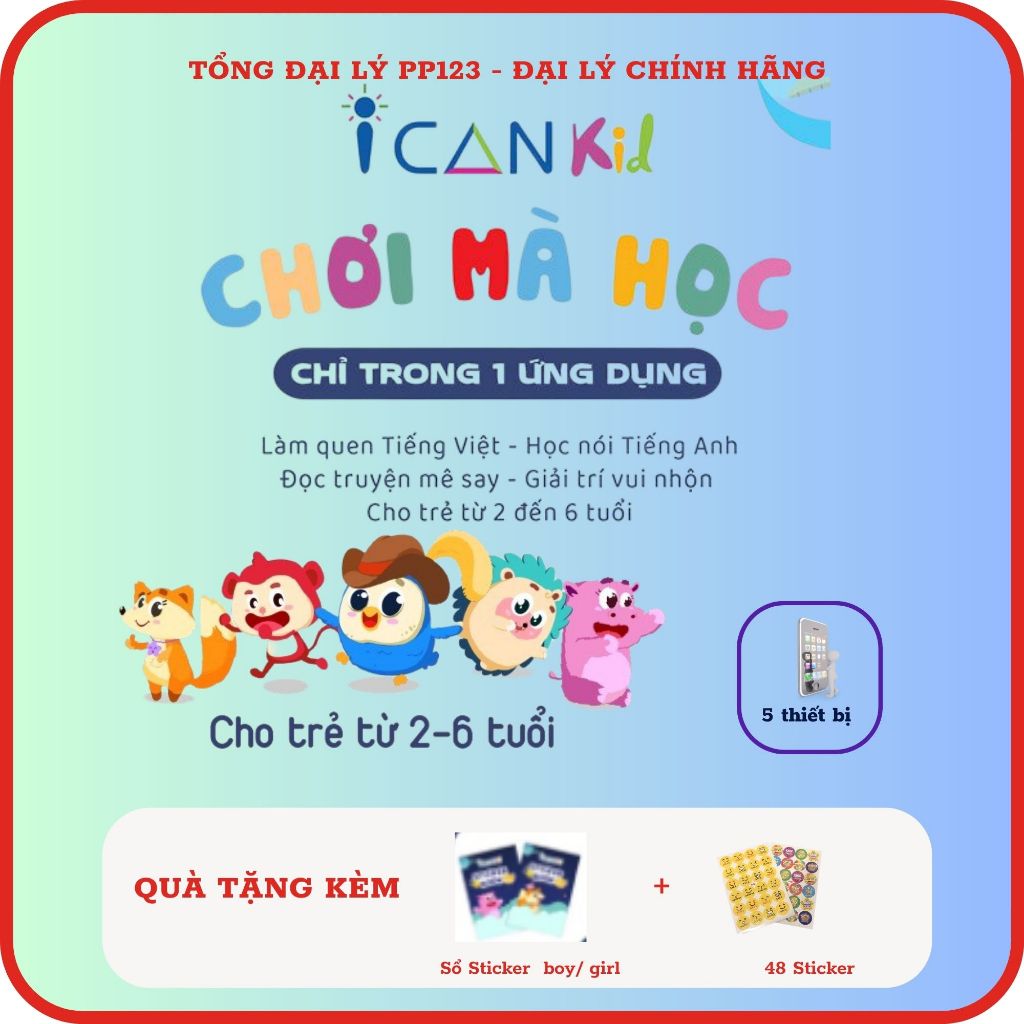 ICANKID (1 năm, 2 Năm,4 Năm )- Tiếng Anh cho trẻ | Shopee Việt Nam