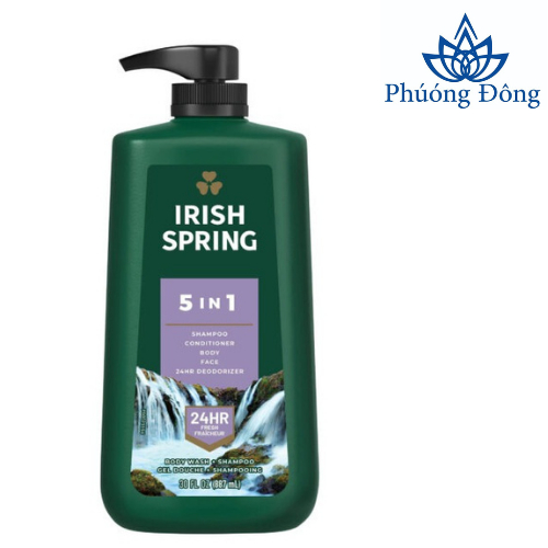 (Mẫu mới) Sữa Tắm Gội Irish Spring 5in1 887ml Hàng Mỹ | Shopee Việt Nam