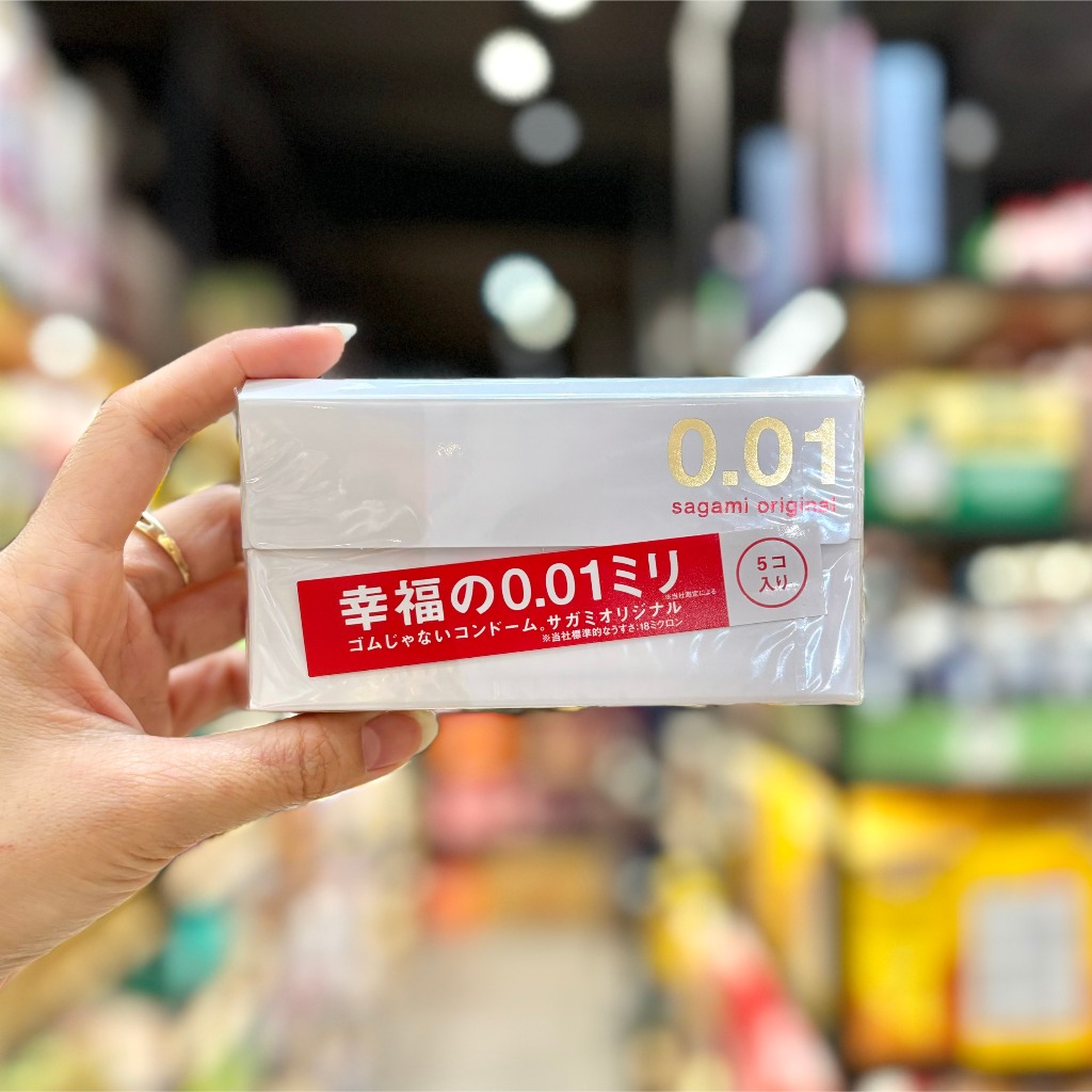 Bao Cao Su 0.01 Sagami Original Trắng Set 5 Cái | Shopee Việt Nam