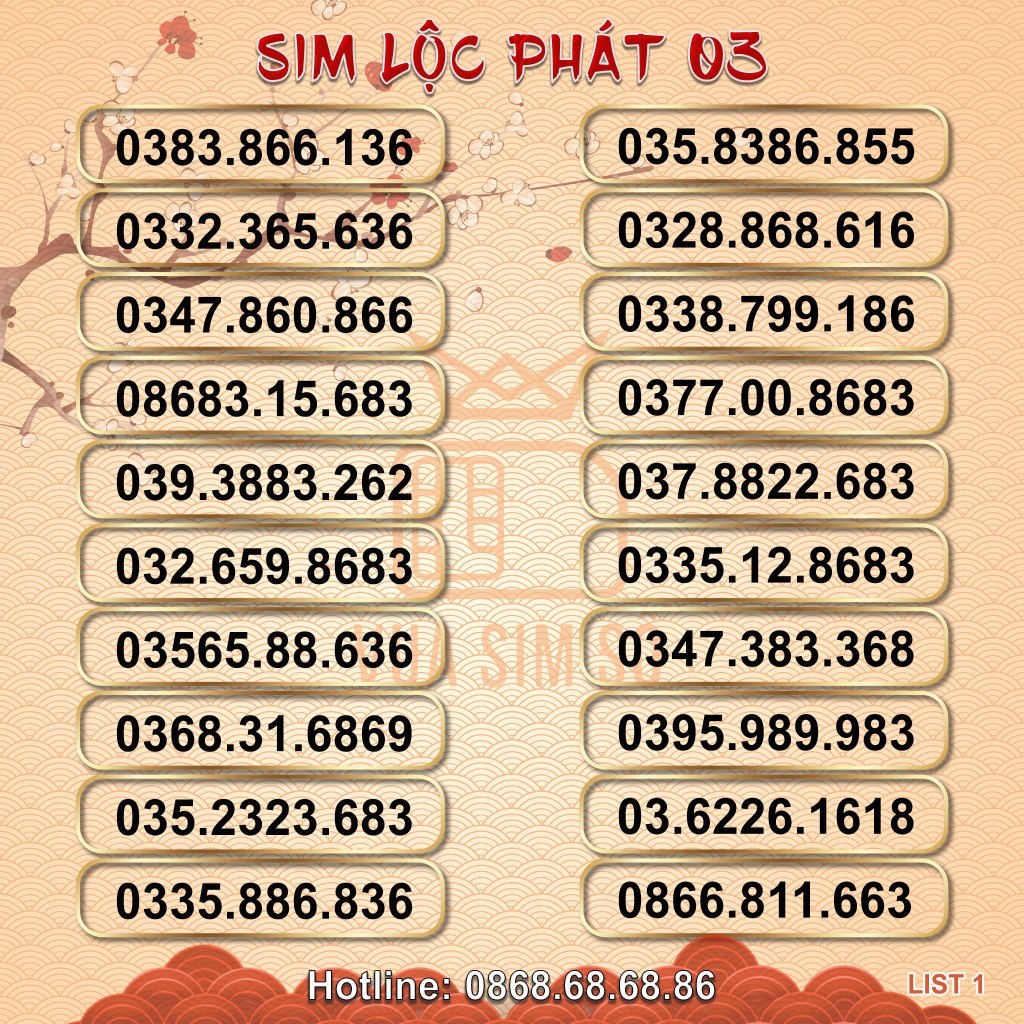 Sim VIETTEL số đẹp tam hoa giữa dễ nhớ 139K (Sim nguyên kít trả trước ...