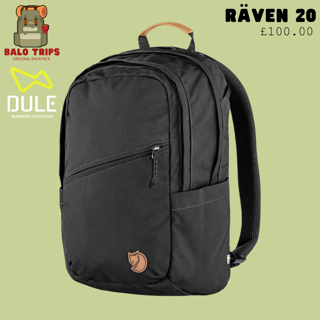 Balo Du Lịch - Đi Học Fjallraven Raven 20 - Đen | Shopee Việt Nam