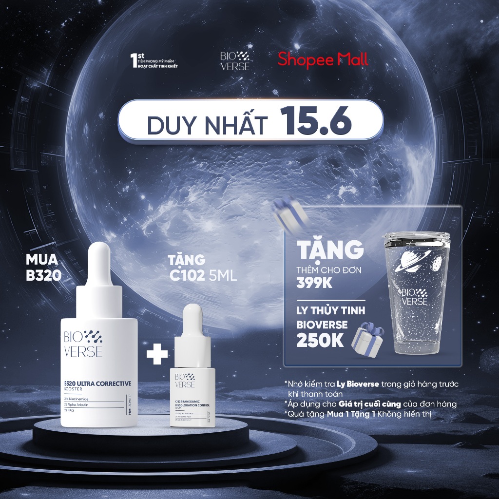 Tinh Chất Niacinamide 20% Sáng Da Mờ Thâm Bioverse B320 Ultra ...