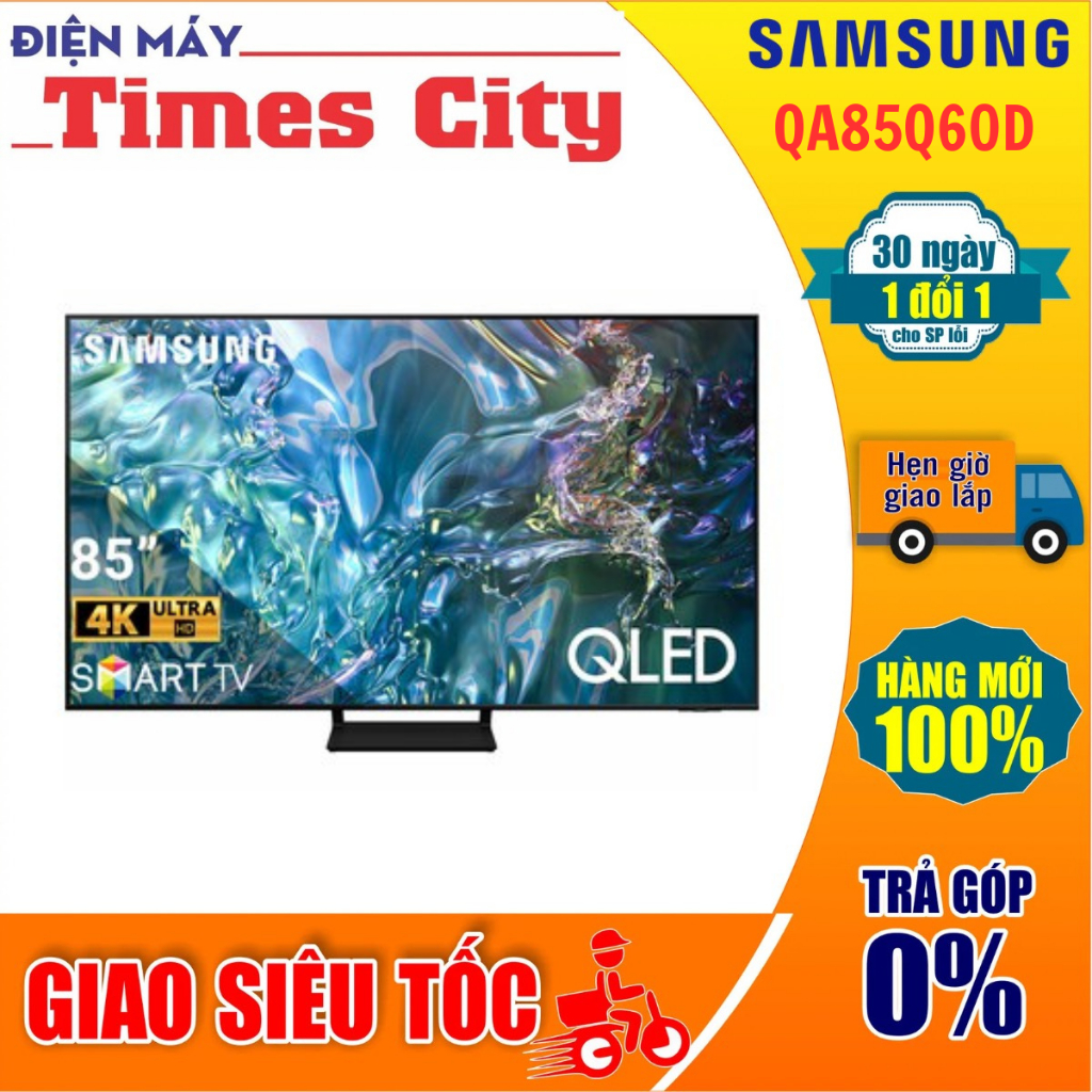 Smart Tivi QLED Samsung 4K 85 inch QA85Q60D | Shopee Việt Nam