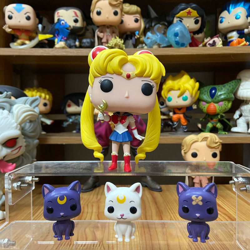 Funko Pop! Vinyl: Sailor Moon Stick / Luna / Artemis (2nd nobox real ...