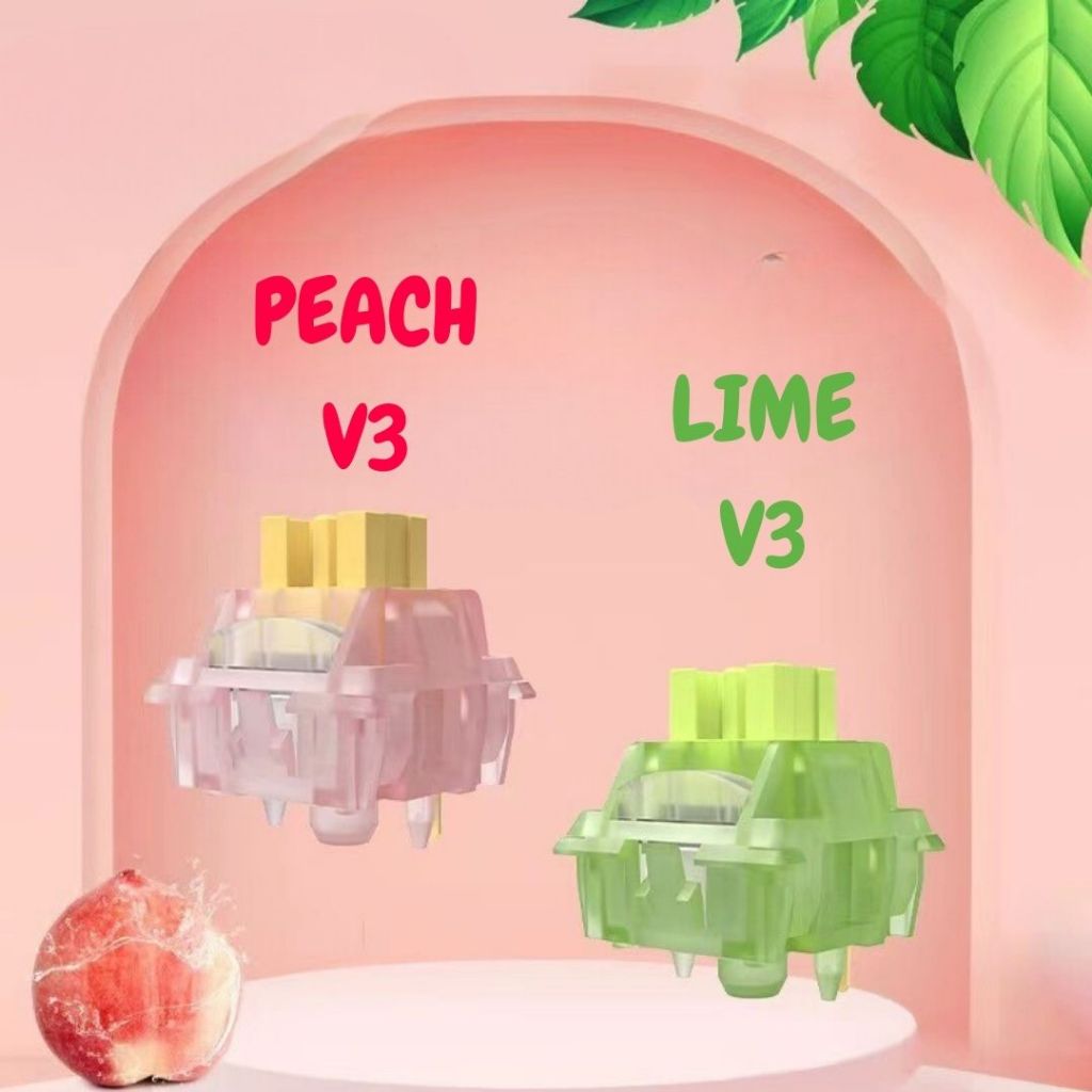 Switch Outemu Silent Lime Peach Crystal Gray White Yellow công tắc bàn phím Switch Silent yên ...