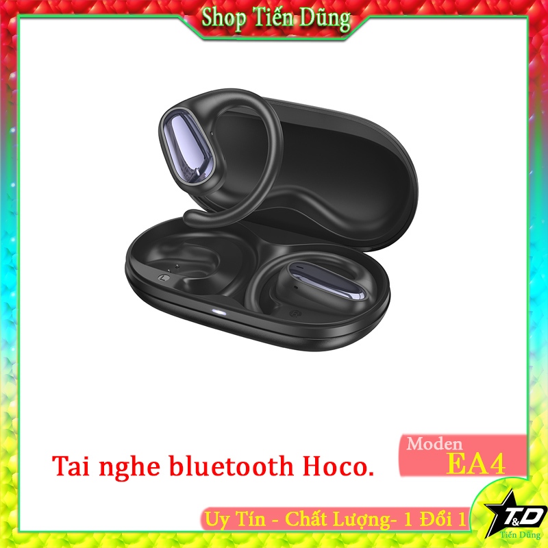 Tai nghe bluetooth HOCO EA4, có đốc sạc, không dây BT V5.3, độ trễ thấp với âm thanh nổi, hai ...