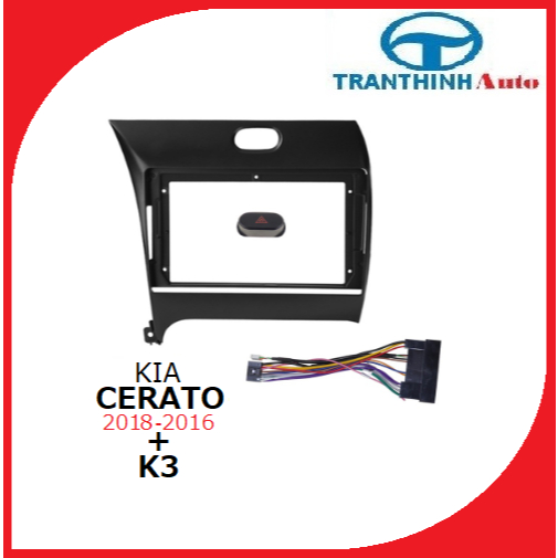 Phụ kiện nội thất: Mặt dưỡng lắp màn hình android cho xe Kia Cerato ...