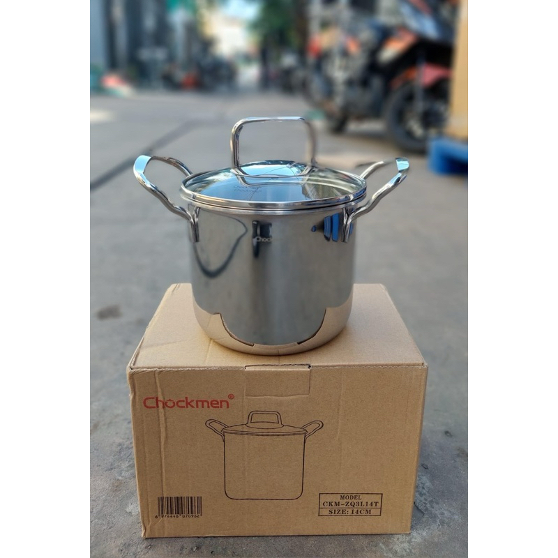 Nồi inox Chockmen thân cao 14cm | Shopee Việt Nam