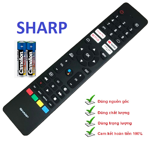 Remote điều khiển tivi sharp giọng nói, Remote TV Android Tivi Sharp 42 ...