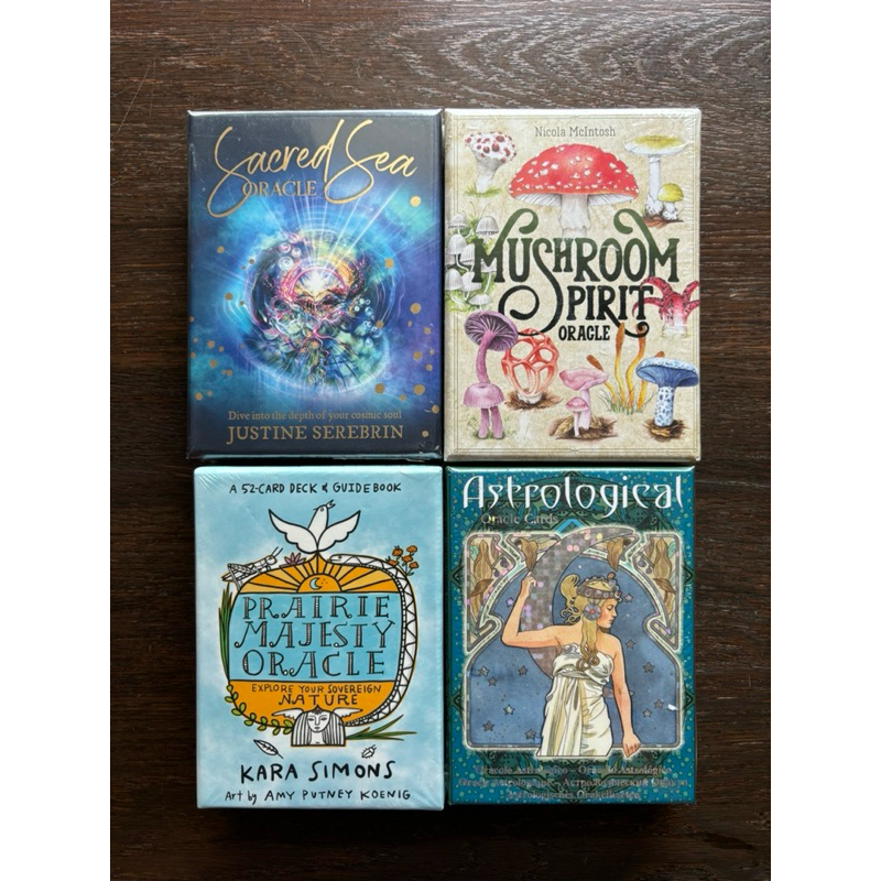 Bài Oracle new seal Sacred Sea, Mushroom Spirit, Prairie Majesty ...