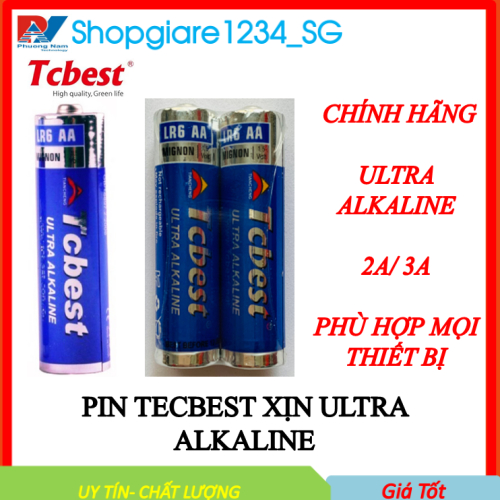 Pin 2A/3A TECBEST ULTRA ALKALINE 1.5V-Hàng Chính Hãng 100% | Shopee ...