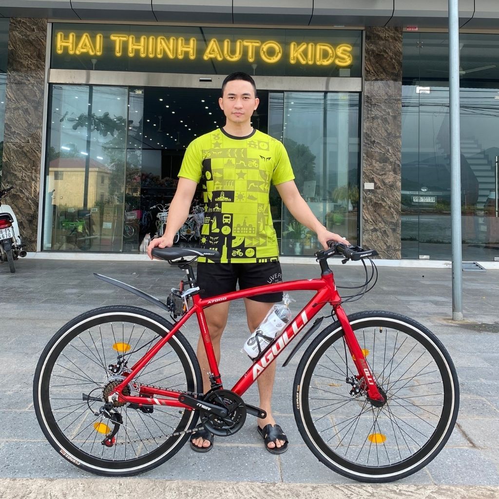 Xe Đạp Thể Thao Agoli Khung Nhôm Tay Cong - Tay Ngang Chính Hãng Đầy Đủ ...