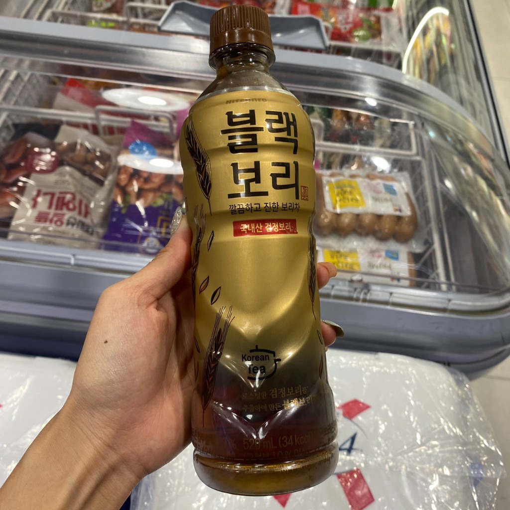 Nước Trà Lúa Mạch Đen Black Bori Hàn Quốc Chai 520ML / 진로)블랙 보리 520ML | Shopee Việt Nam