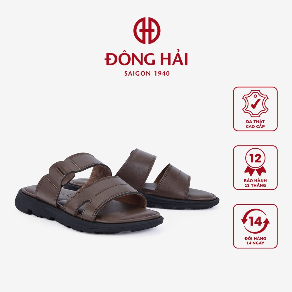 Dép Nam Đông Hải Quai Ngang Hiện Đại Êm Chân - D3112 | Shopee Việt Nam