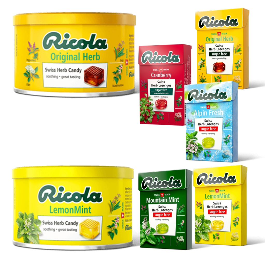 Các Sản Phẩm Ricola: Lemon Mint, Original Herbs | Shopee Việt Nam