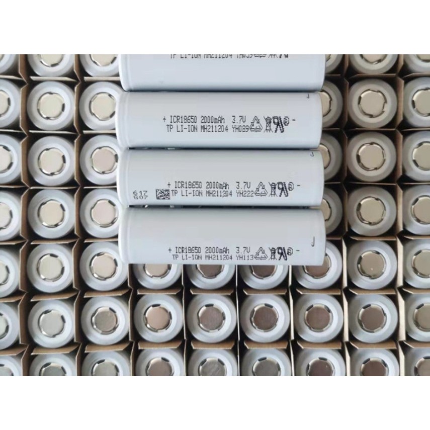 Cell pin 18650 TP xám 2000mah xả 10C/20A hàng mới chính hãng | Shopee ...