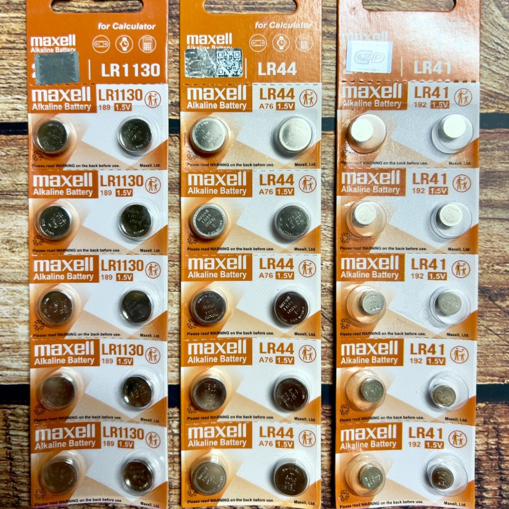 Pin LR41 (AG3), LR44 (AG13), LR1130 (AG10) Hàng Chính Hãng Maxell Nhật ...