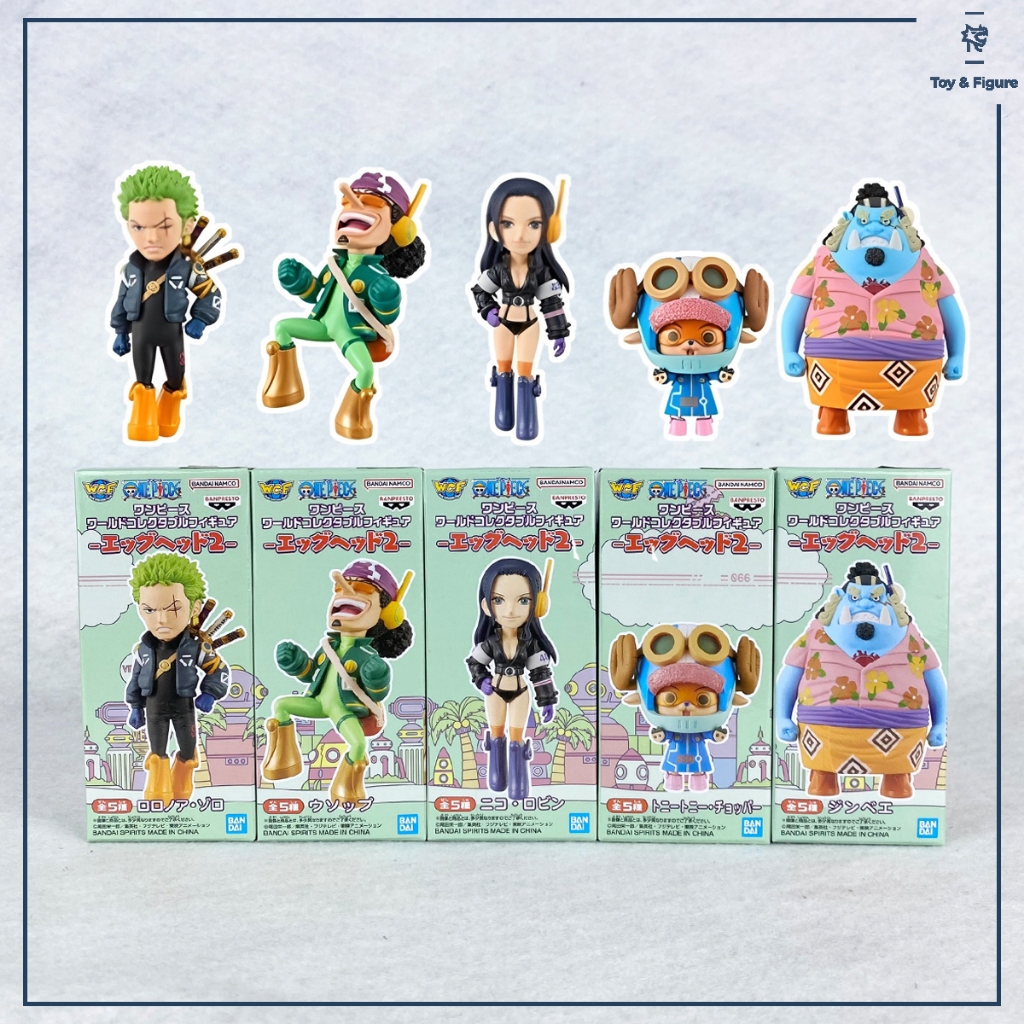Mô Hình Chính hãng WCF Zoro, Usopp, Robin, Chopper, Jinbei Egghead ...