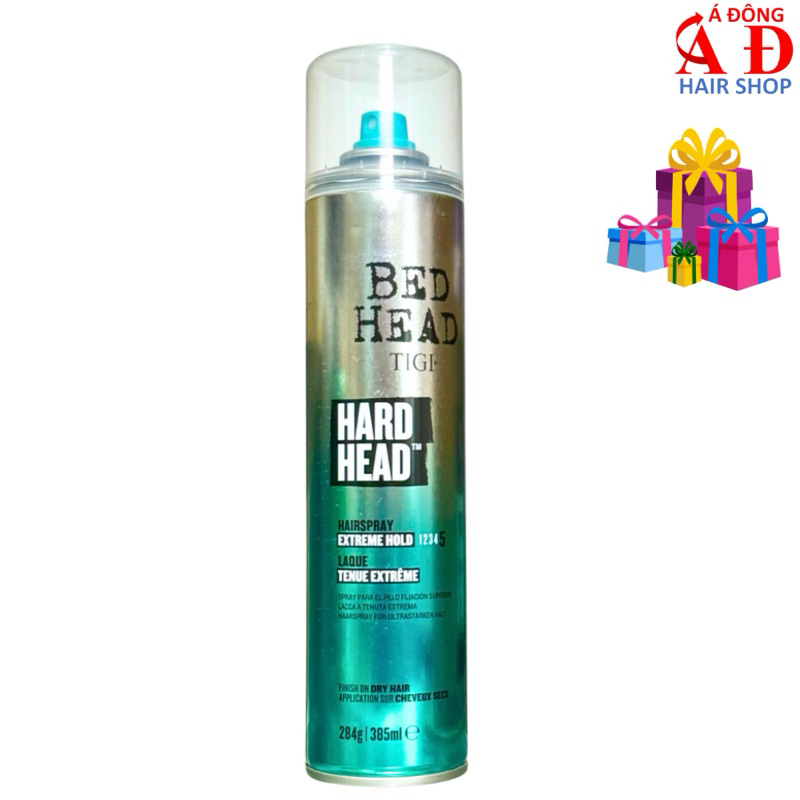 Gôm xịt giữ nếp tóc siêu cứng TIGI BedHead Hard Head Hard Hold Hair Spray Mỹ 385ml | Shopee Việt Nam