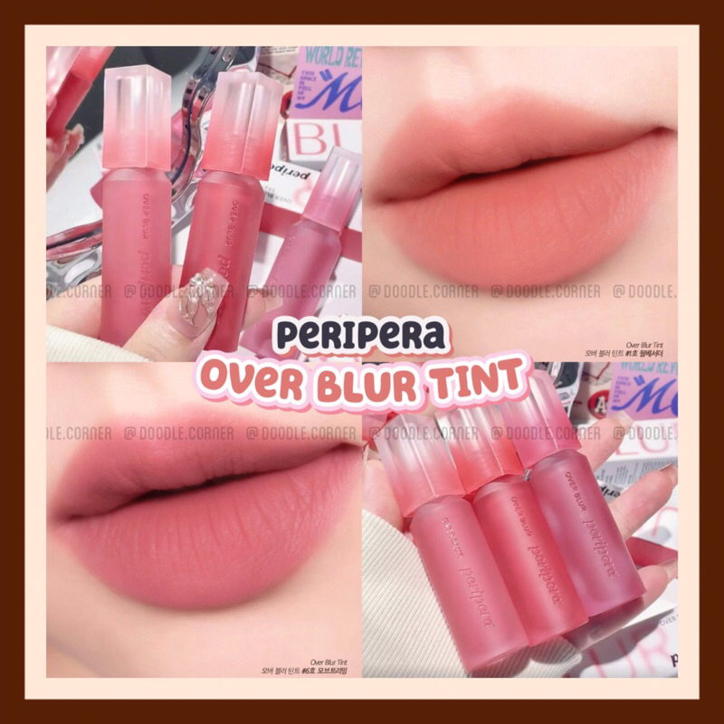[01-10] Son kem lì Peripera Over Blur Tint | Shopee Việt Nam
