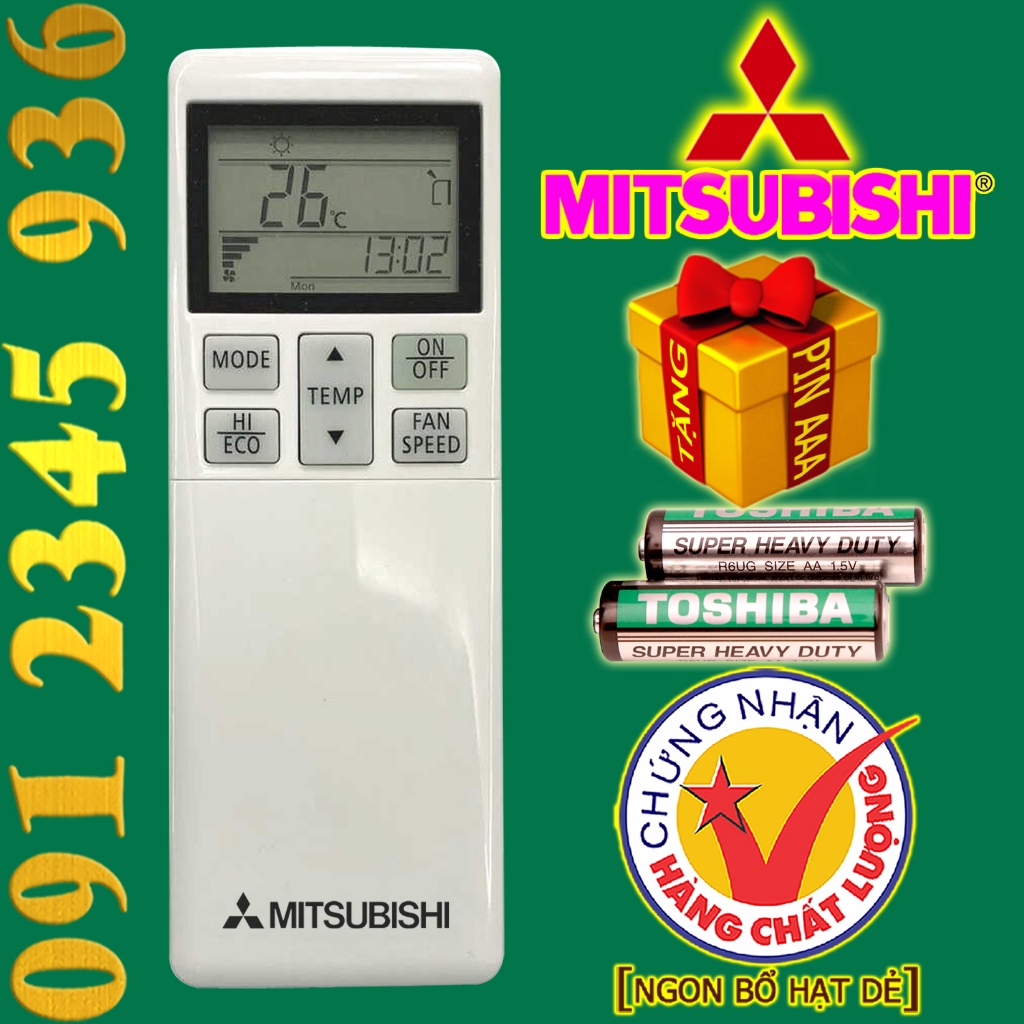 Remote MITSUBISHI - Điều khiển MITSUBISHI "ÂM TRẦN" + "HÀNG ĐẸP" cho điều hòa. (Mẫu số 7 ...