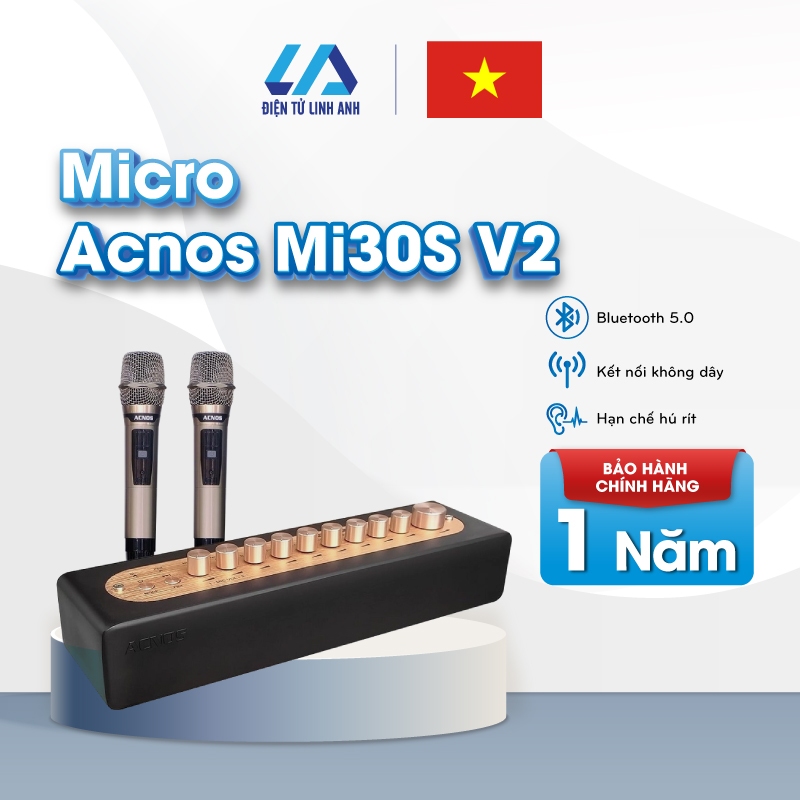Vang số Acnos MI30/ MI30S - Hàng chính hãng bảo hành 12 tháng Linh Anh Audio | Shopee Việt Nam