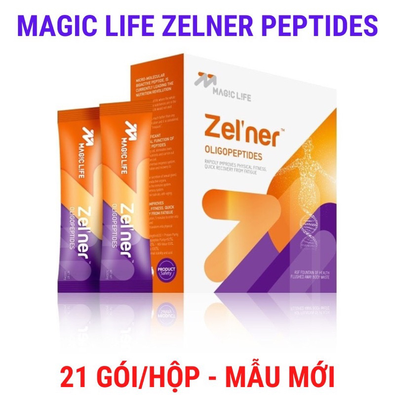 Zelner- tiểu phân tử peptide MAGIC LIFE hộp mới 21 gói | Shopee Việt Nam